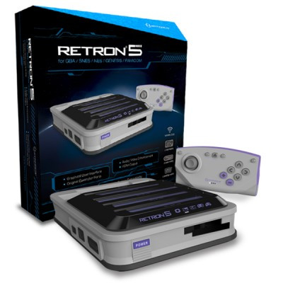 RetroN 5 Gaming Console (Gray) - Videogamesnewyork