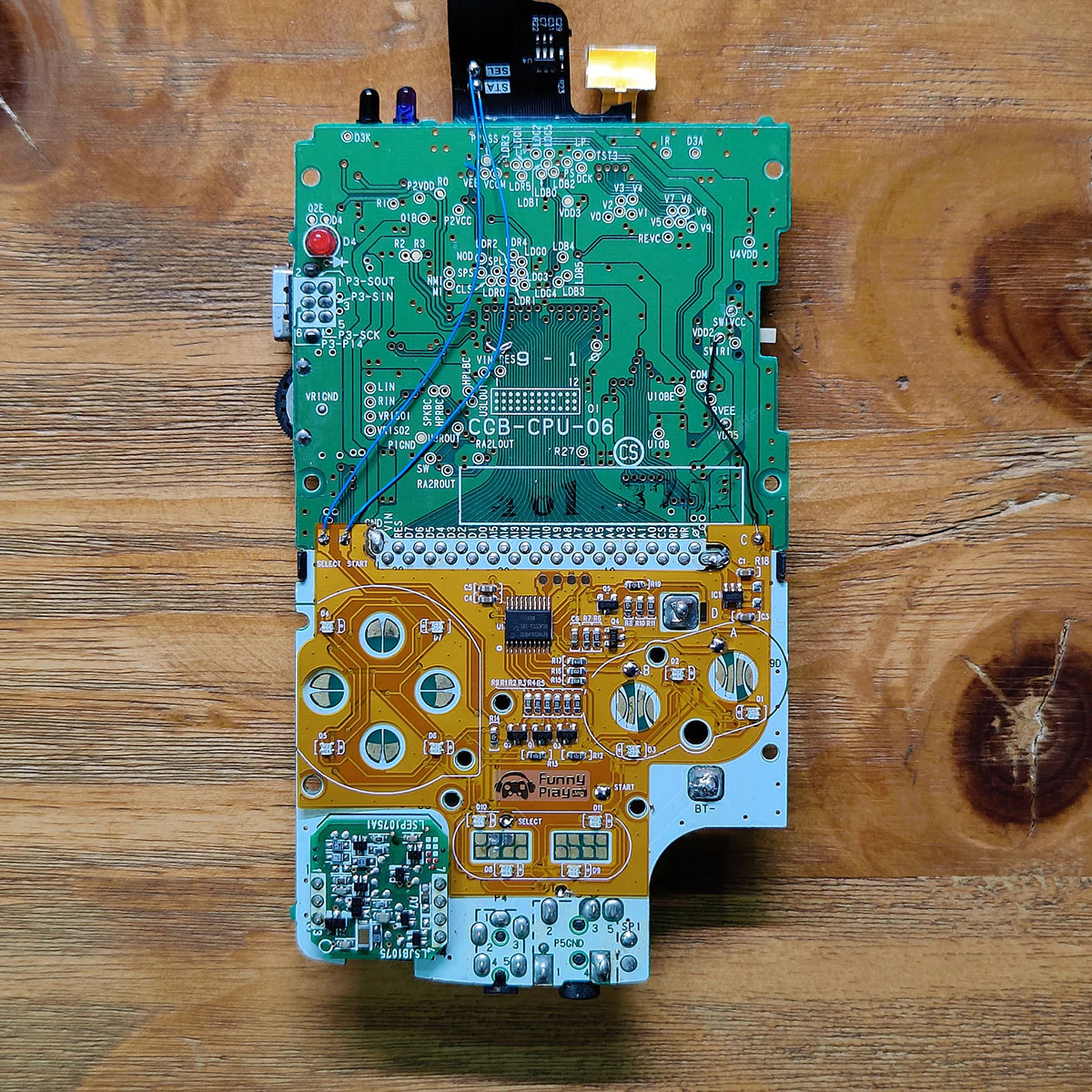 GBC BUTTON LED KIT for Gameboy Color available at VideoGamesNewYork, VGNY