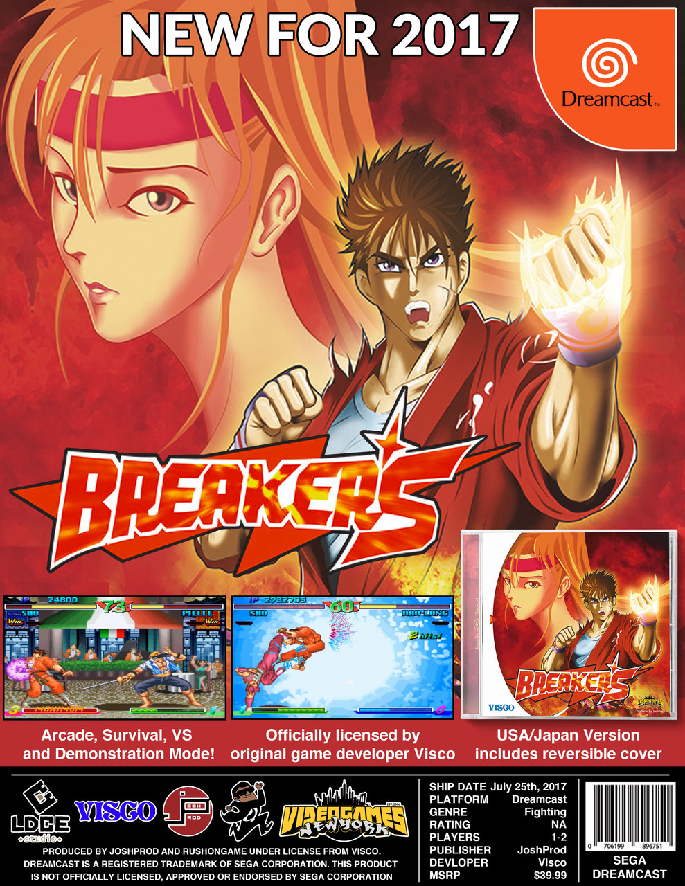 BREAKERS (Dreamcast) at VideoGamesNewYork, VGNY
