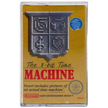 The 8-Bit Time Machine CASSETTE Tape available at VideoGamesNewYork, VGNY