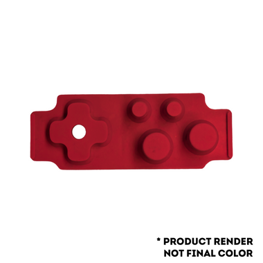 VMU Replacement Silicone Pad - Sega Dreamcast (RED) - Videogamesnewyork