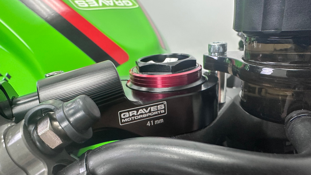 Graves Motorsports WORKS 41mm Mid Mount Clip-on Handlebars