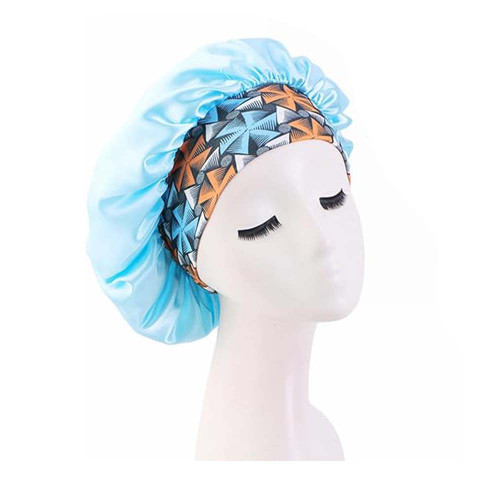 Chic Satin Bonnet Sleeping Hair Bonnet Blue | Gen C Beauty