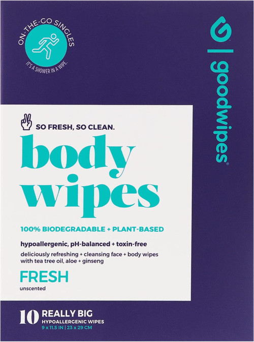 Goodwipes Body Wipes Fresh Scent 10 Count - Gen C Beauty
