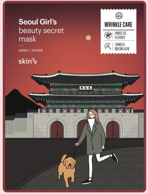Skin79 Seoul Girl's Beauty Secret Mask – Anti-Wrinkle, 1 Sheet (Single Use)