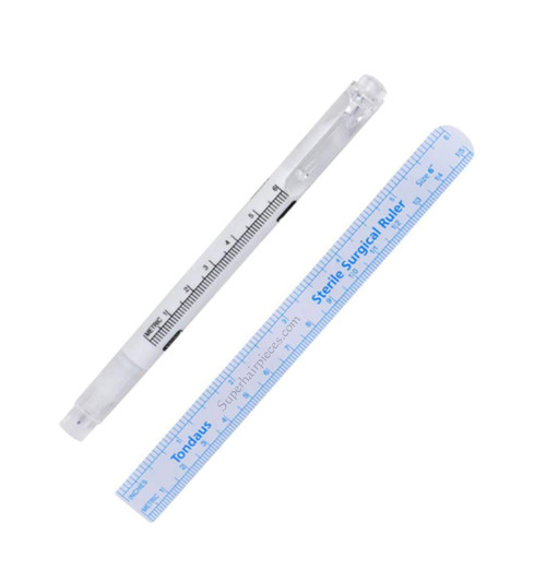 Tondaus Surgical Skin Marker Pen with Sterile Surgical Ruler
