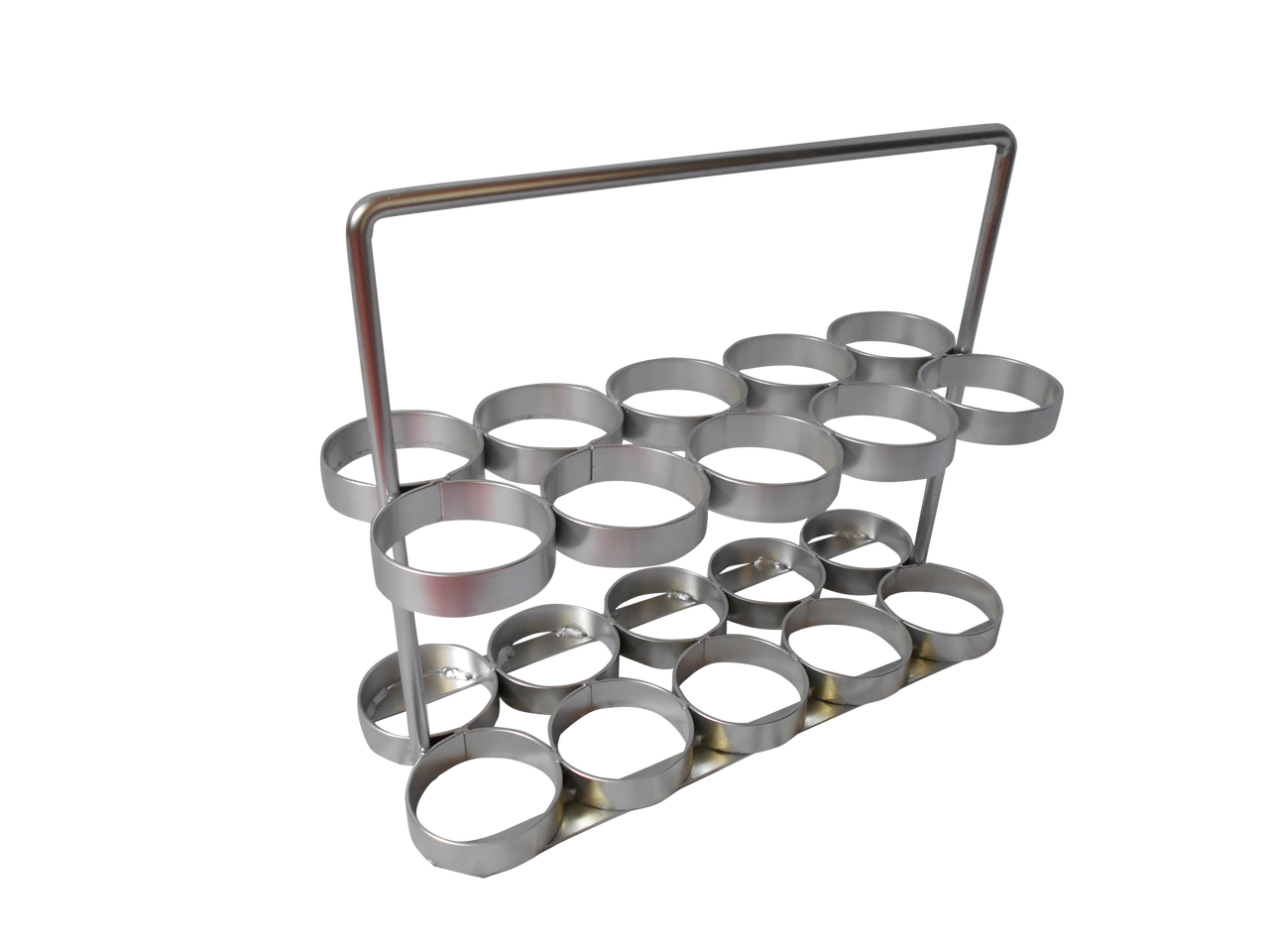 Oxygen Cylinder Rack with Handle for Six ML6 (4.38" DIA) Style Oxygen ...