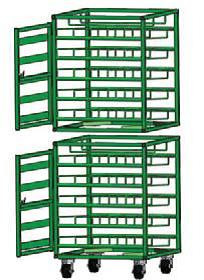 Layered Horizontal Rack with Door for 98 M6 Cylinders (6521D) - FWF ...
