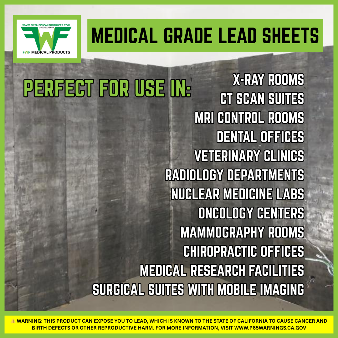 1/16" MEDICAL GRADE LEAD SHEET - FWF Medical Products