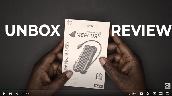 CHEAP & TOUGH External SSD Drive | Titanium Micro Mercury - Titanium Micro