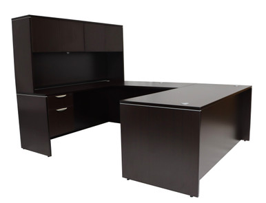 Manasota Office Supplies, LLC: Classic Executive U-Shaped Desk with ...