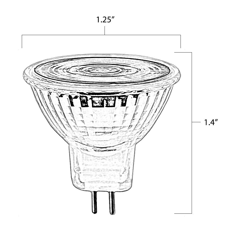 Low Voltage Green Halogen MR11 Flood Light Bulb | AQLighting