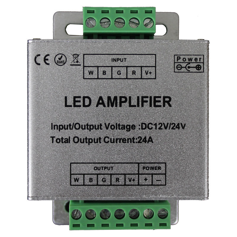 12-24V LED RGB-W Tape Light Amplifier by AQ Lighting