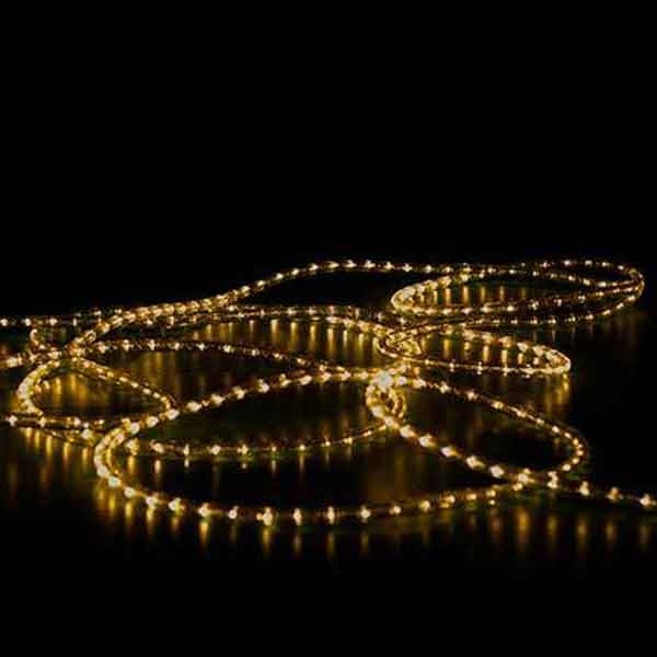 120V Dimmable LED Warm White Rope Light - Longest Lasting Light