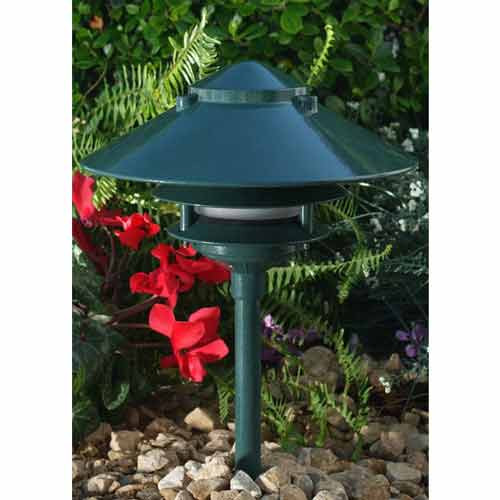 Finely Crafted Cast Aluminum 3 Tier Pagoda | AQLighting