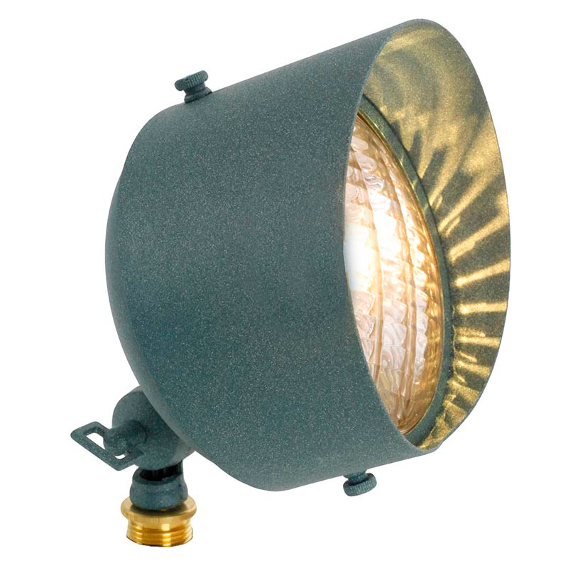 Standard Brass Circular Outdoor LED Flood Lights | AQLighting