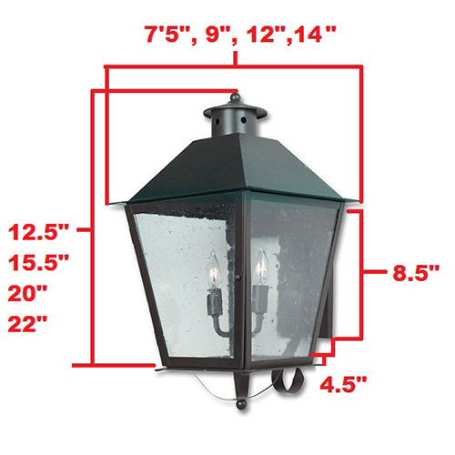 Kassie Wall Lantern XPW530 by New Providence