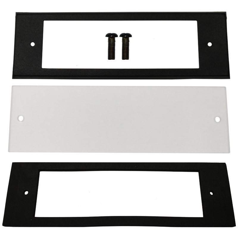 Brass Recessed Open Face Plate Replacement Kit | AQLighting