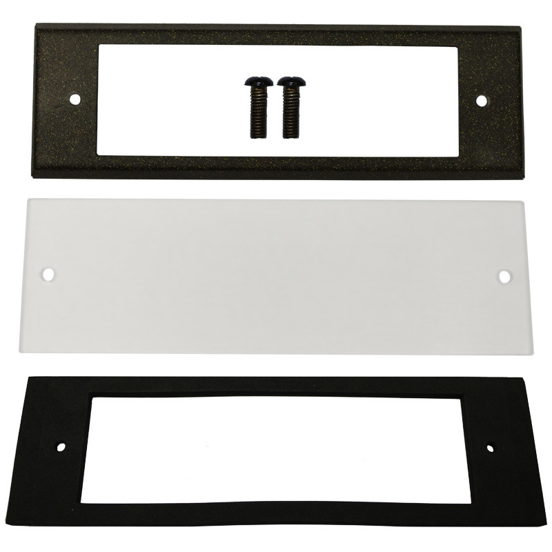 Brass Recessed Open Face Plate Replacement Kit | AQLighting
