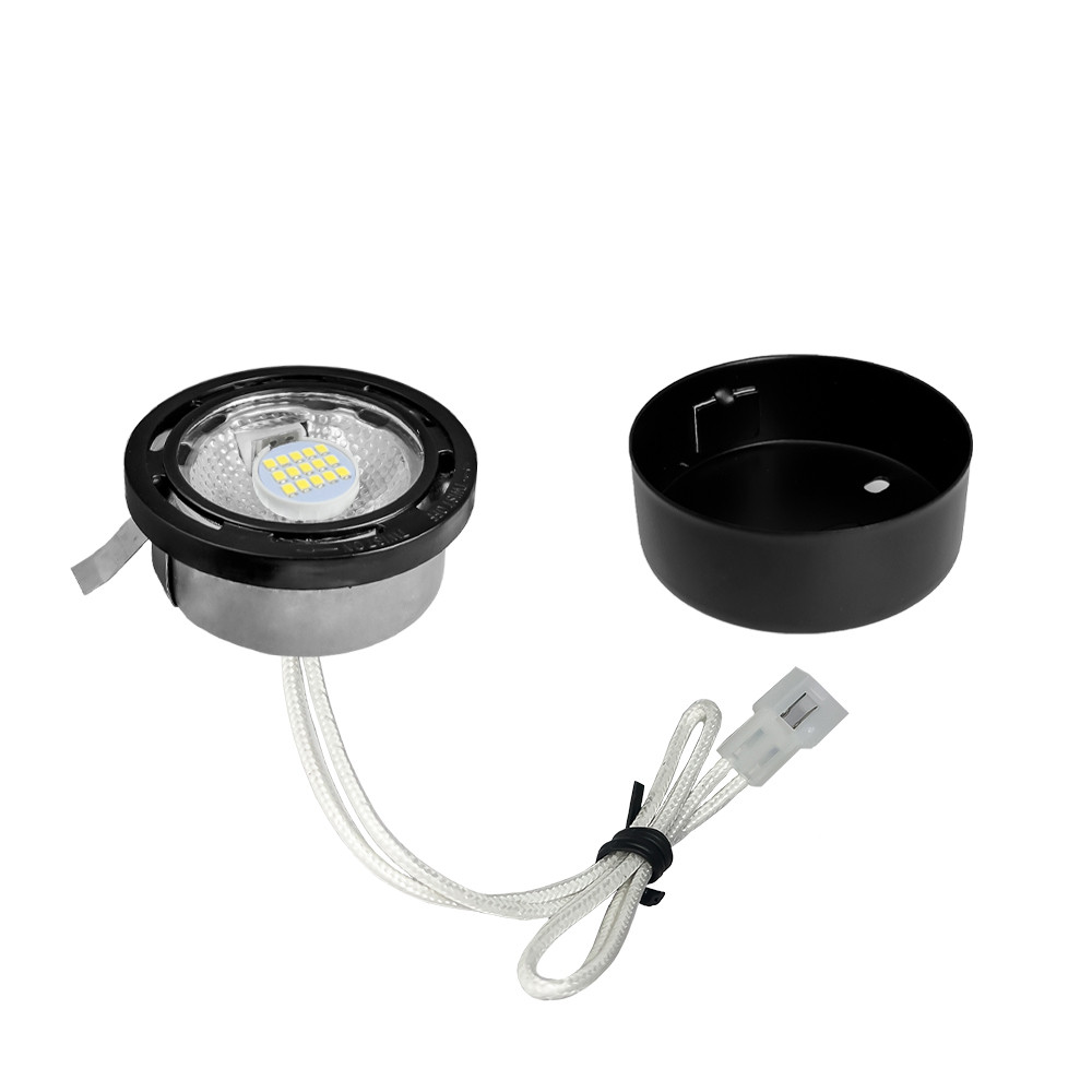 12V LED Under Cabinet Puck Light – Flush Mount | AQLighting