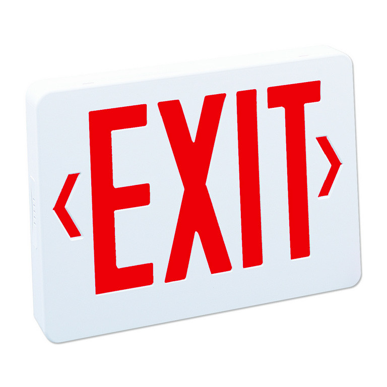 Low Profile Single or Double Face Exit Sign | AQLighting