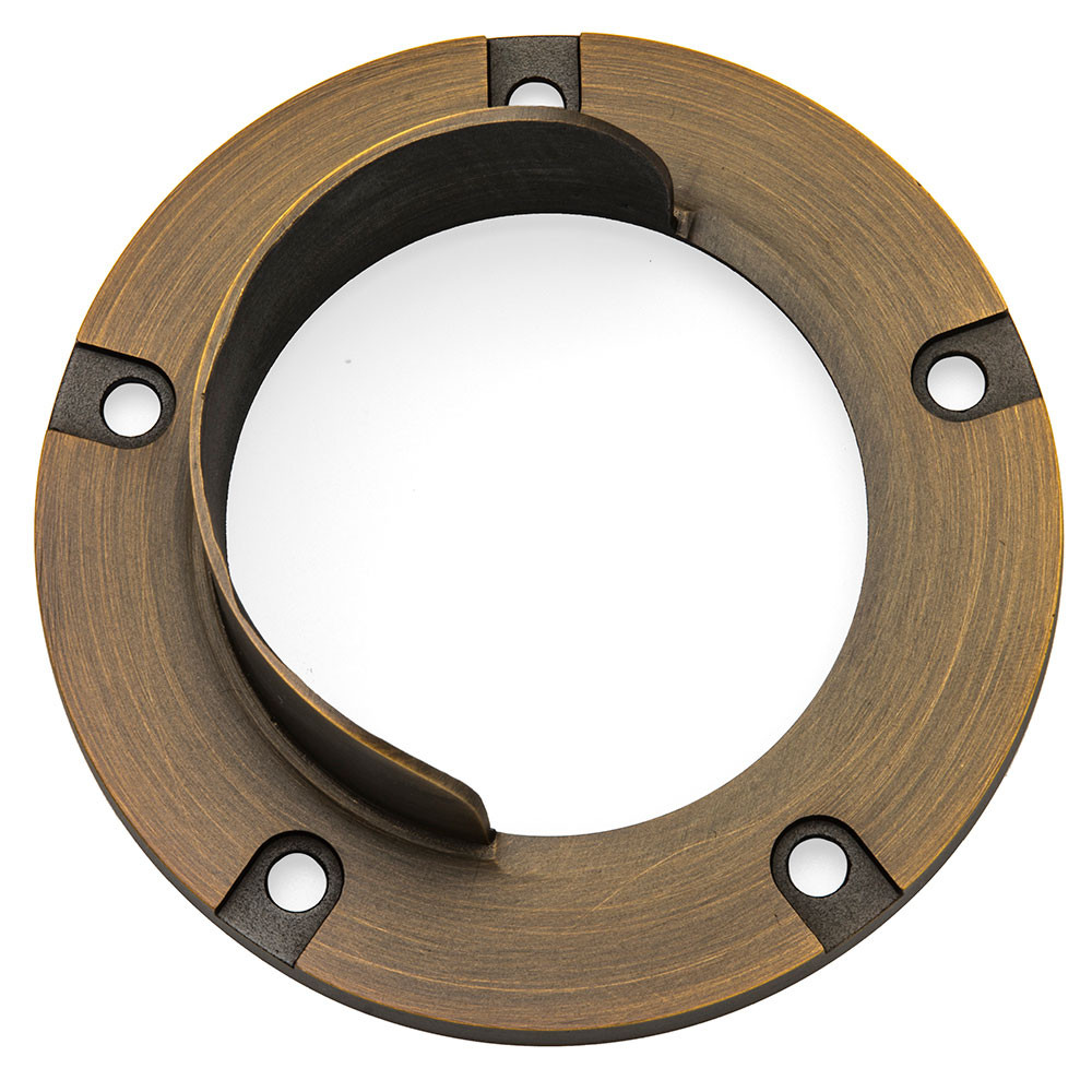Bronze Cast Brass Curved Angle Shield Cover (PGB5CSHCVR-BRZ) by AQLighting