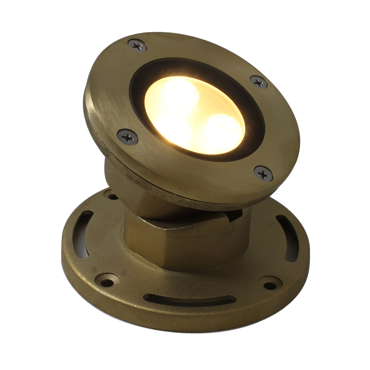 Cast Brass Compact Spotlight, Integrated LED | AQLighting