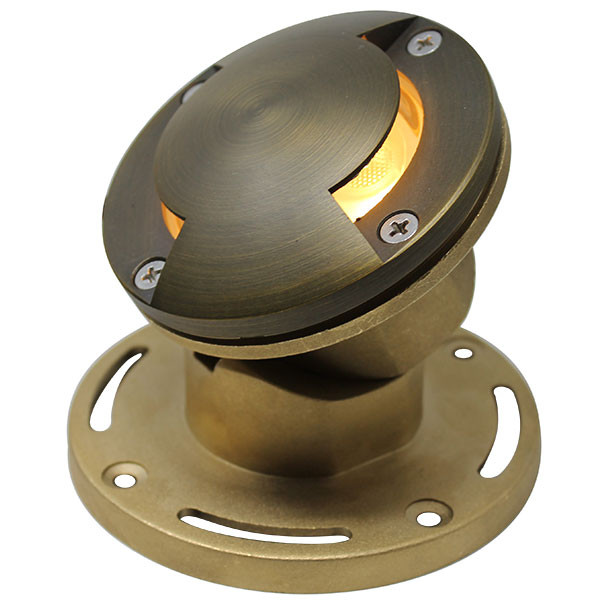 Compact Cast Brass LED Spotlight Bi-Directional | AQLighting