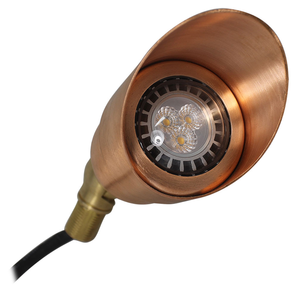 Copper Spotlight with Glare Shield | AQLighting