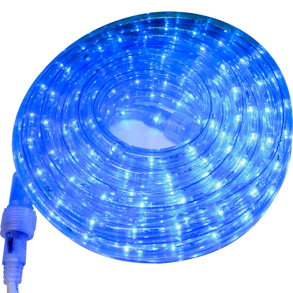 120V Blue LED Rope Light | 30ft Reel | AQLighting