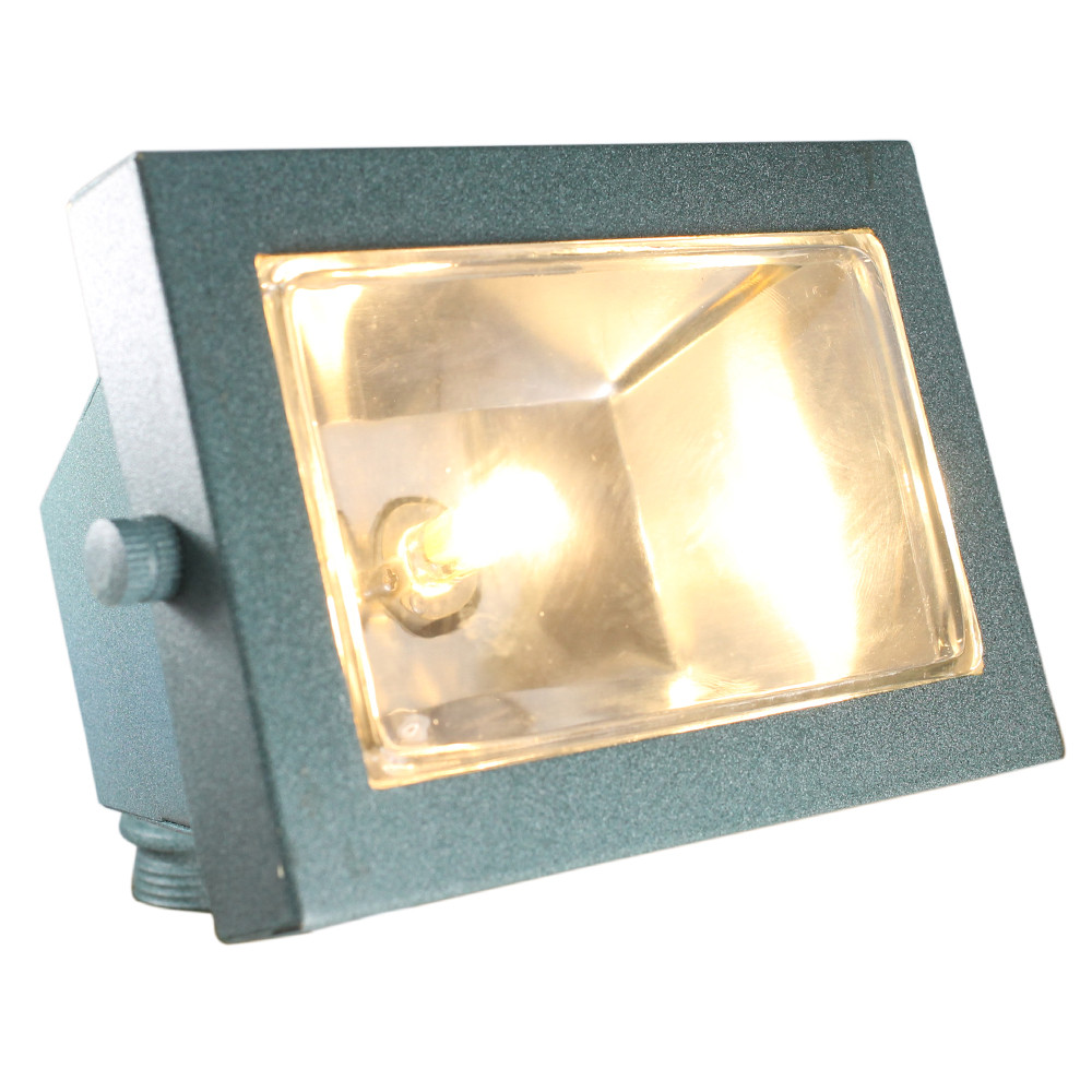 Premium Brass LED Flood Light: Rectangular Open Face