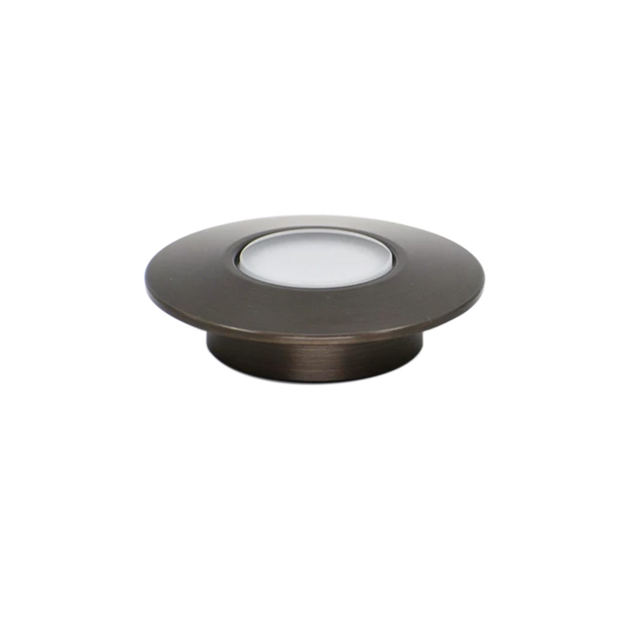12V LED Brass Mini Recessed Circular Step Light | AQLighting