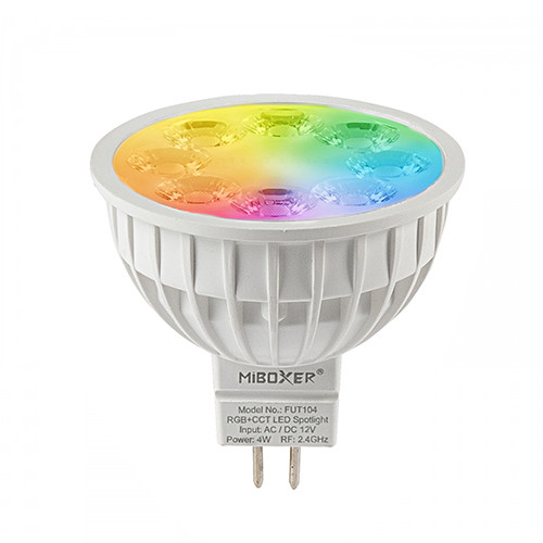 12V Multi-Color RGBW MR16 Smart LED Light Bulb | AQLighting