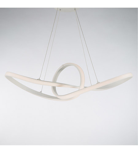 120V 35-Inch LED White Interlaced Pendant Light | AQLighting