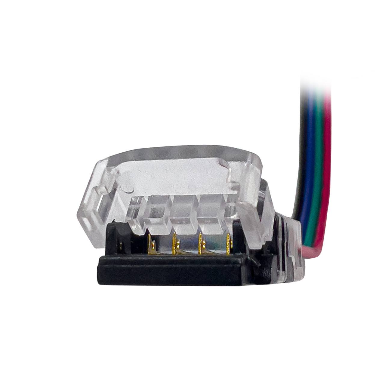 6" Clamp-On Tape Light Power Connector, 22AWG | AQLighting
