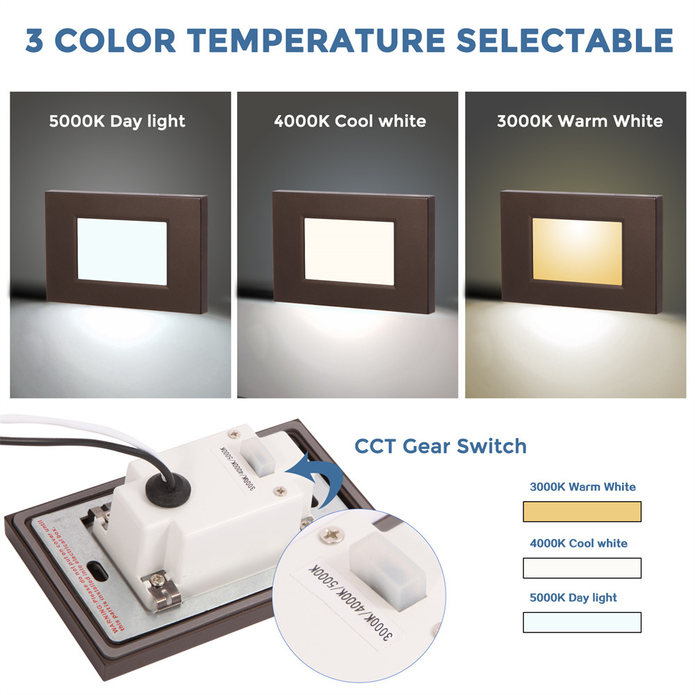 Waterproof Stair/Step Light, Integrated LED Step Light | AQLighting