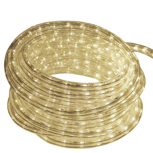 12V LED Warm White Rope Light - 50ft (LEDROPEKITS-12V-WW) by AQL