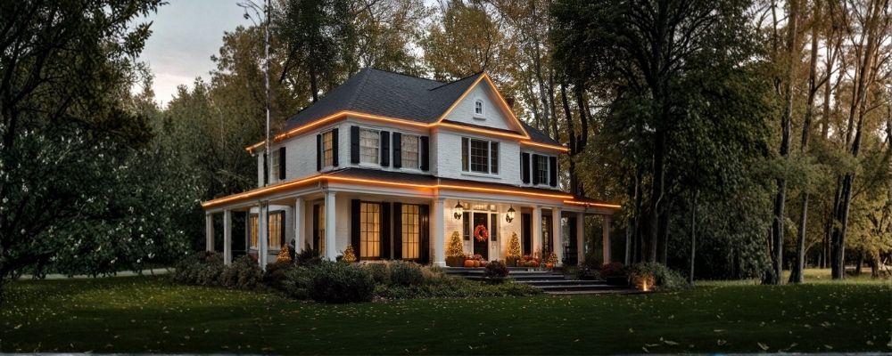 How to Outline Your Roofline with LED Rope Lights - AQLightingGroup