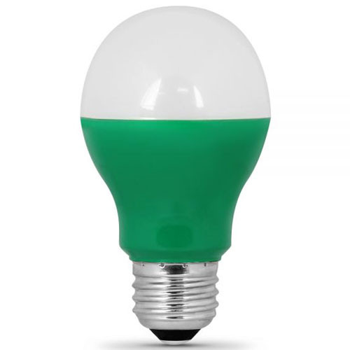 120V 3w Lush Green LED A19 Light Bulb | AQLighting