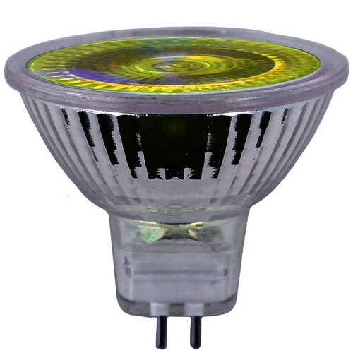 Brilliant Yellow Halogen MR16 Flood Light Bulb | AQLighting