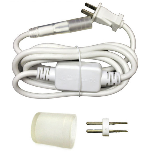 2 Wire 6ft LED Rope Light Power Cord | AQLighting
