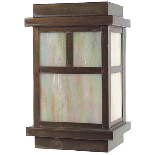 Mission Style Arts and Crafts Brass Post Light | AQLighting