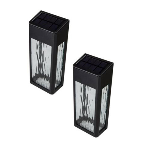 Black Solar LED Lancaster Deck and Wall Light | AQLighting