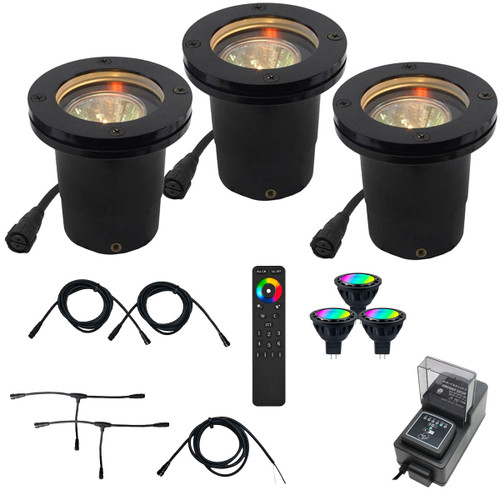 Enhance Your Landscape: RGBW LED Well Lights Kit