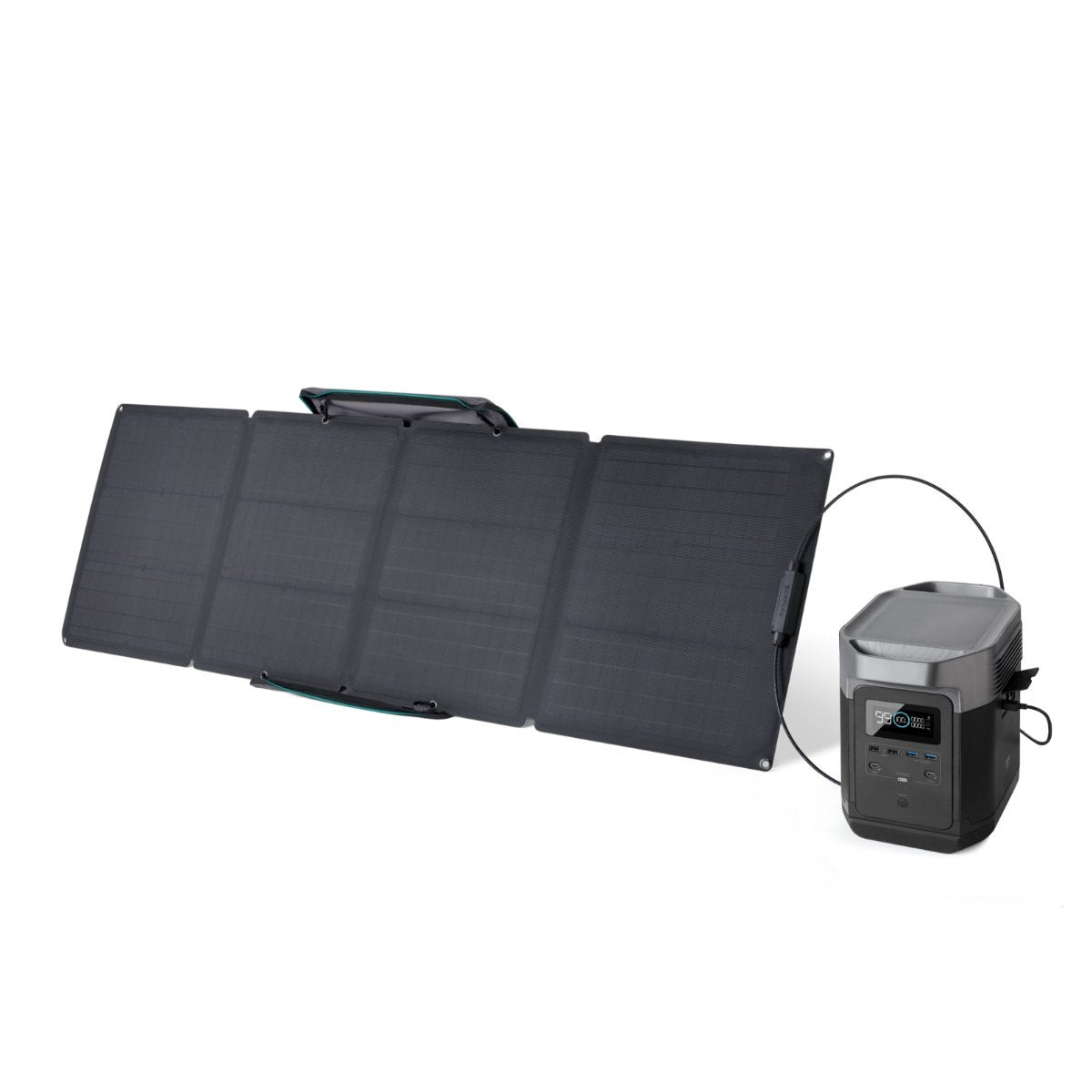 EcoFlow Delta + 110W Solar Panel USA - HEATSO