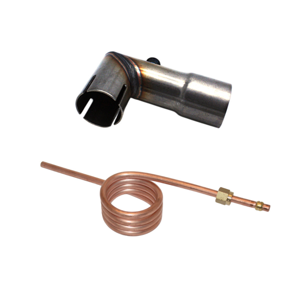 Exhaust adapter / elbow with water drain ( 24mm)