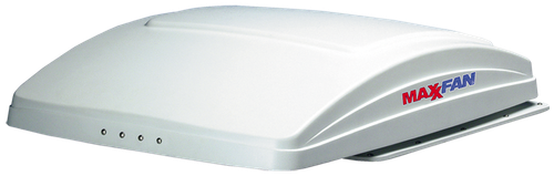 MaxxAir MaxxFan Deluxe Remote Control Roof Fan Vent 356mm- Smoke Lid