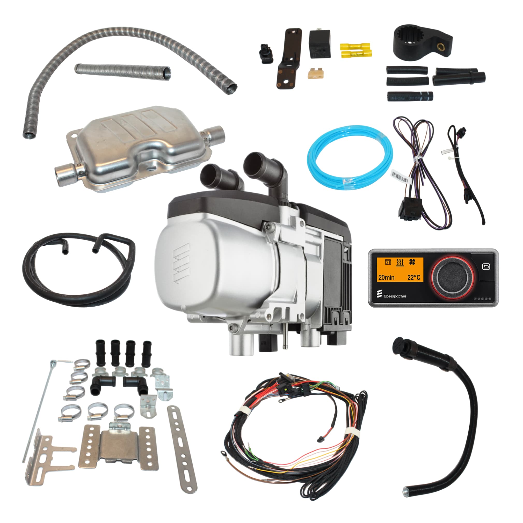 Espar Hydronic S3 B4E Gasoline 12V Water Heater Kit | HEATSO