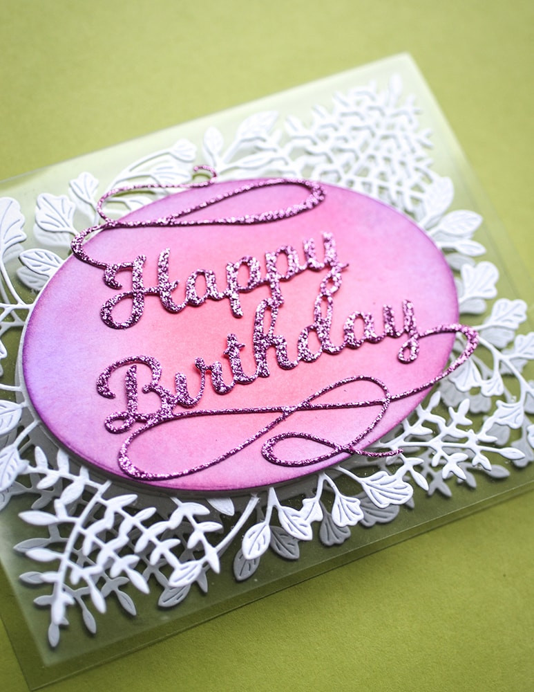 Memory Box Poppystamps Dies - Happy Birthday Flourish - Scrapbooking ...