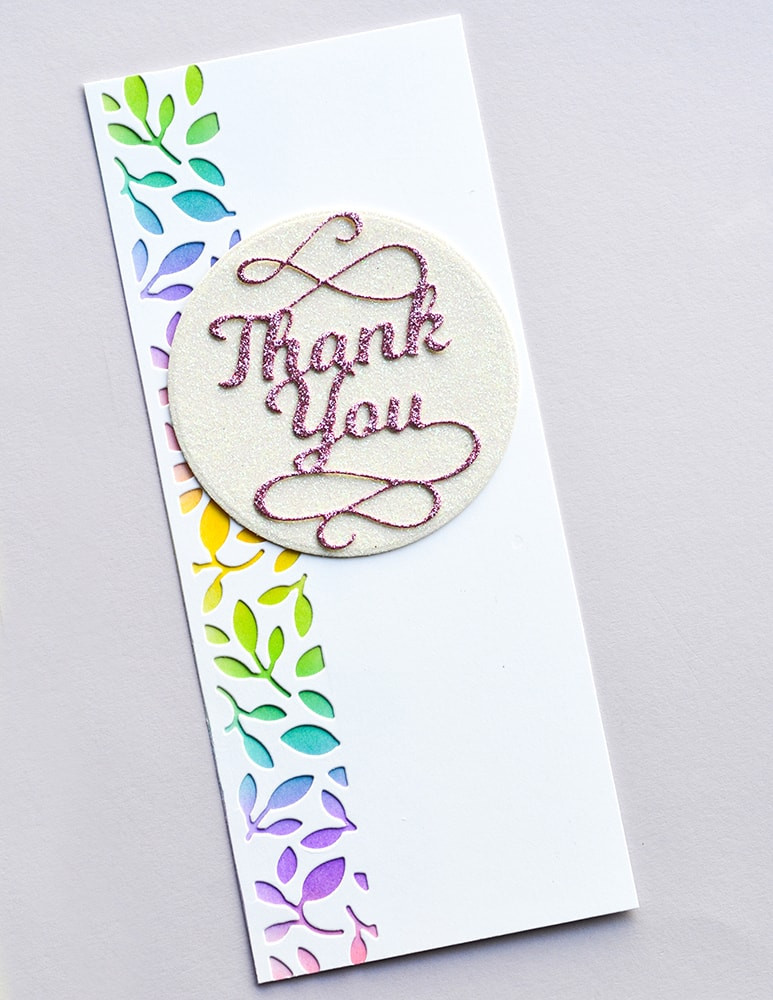Memory Box Poppystamps Dies - Thank You Flourish - Scrapbooking Made Simple